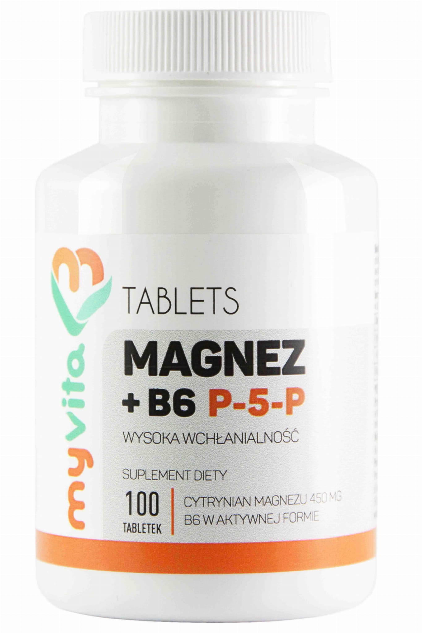 MyVita Magnez B6 P5P (100tab) WitaminySwanson.pl