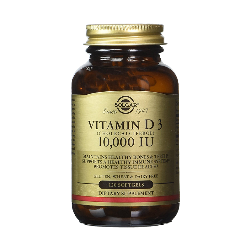 Solgar Witamina D3 10000 IU 120 Softgels WitaminySwanson pl